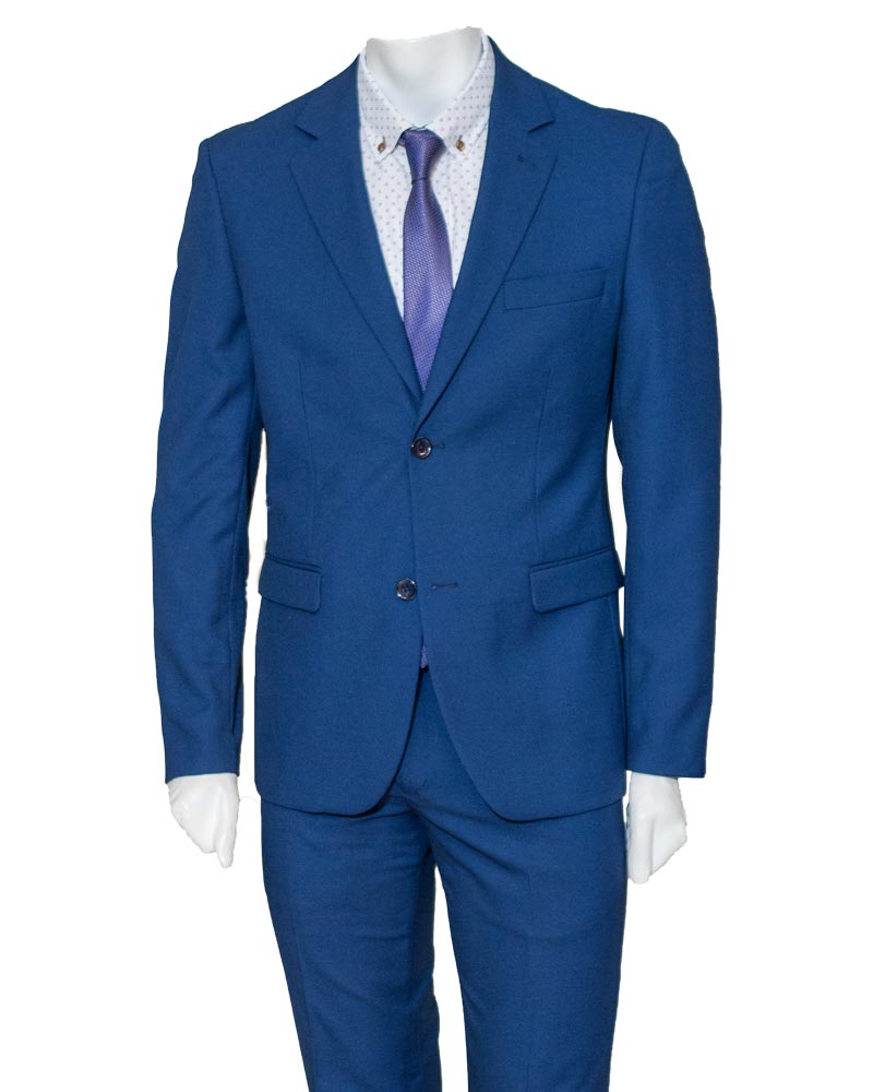 ΚΟΣΤΟΥΜΙ ΣΤΕΝΗ ΓΡΑΜΜΗ ΜΠΛΕ - REL-RAPTIDIS | MEN FASHION